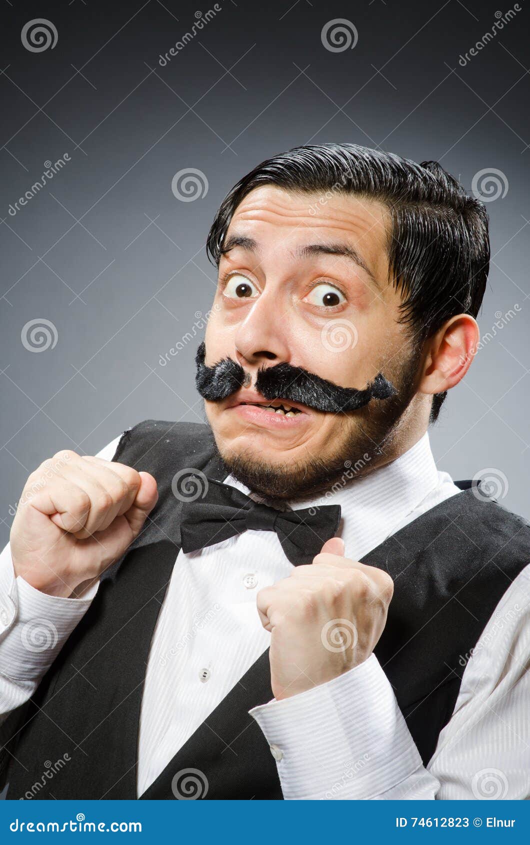 The Funny Man in Vintage Concept Stock Image - Image of caught, hipster ...