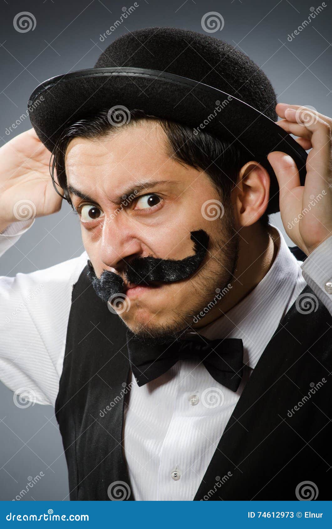 The Funny Man in Vintage Concept Stock Image - Image of bookkeeper ...