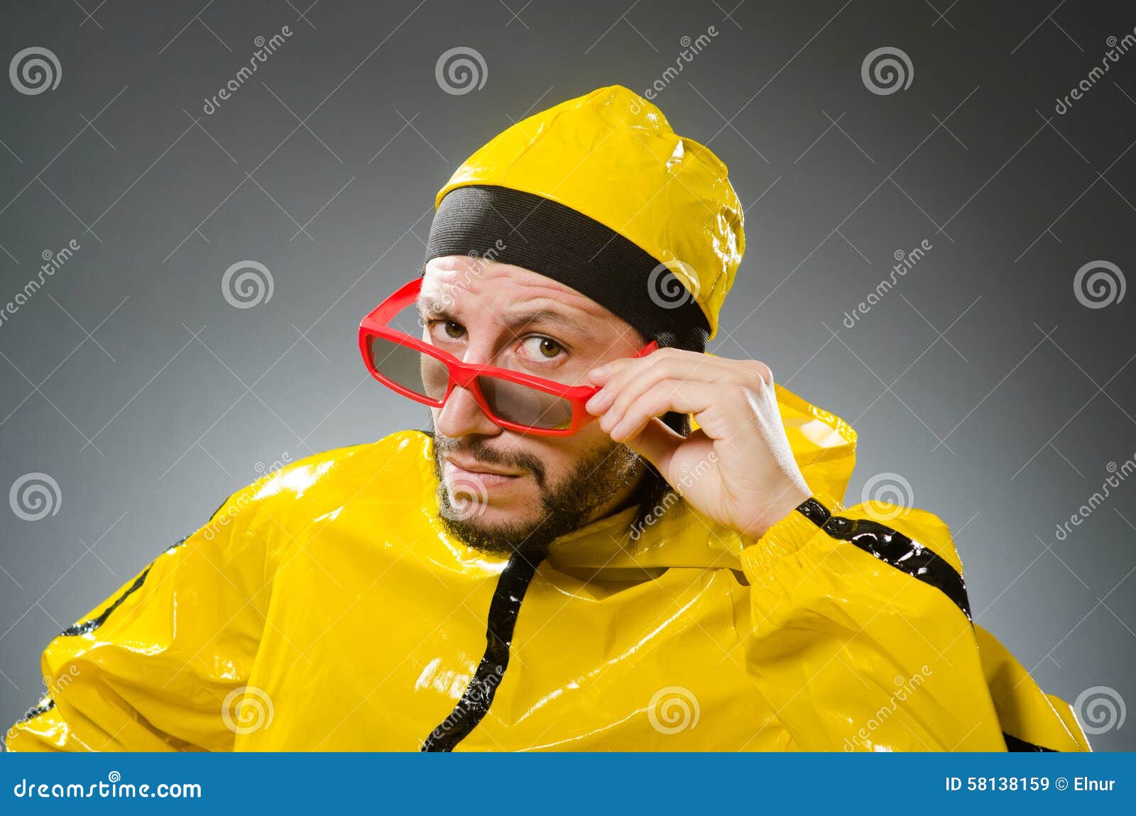 Funny man stock image. Image of fashion, hood, performer - 58138159