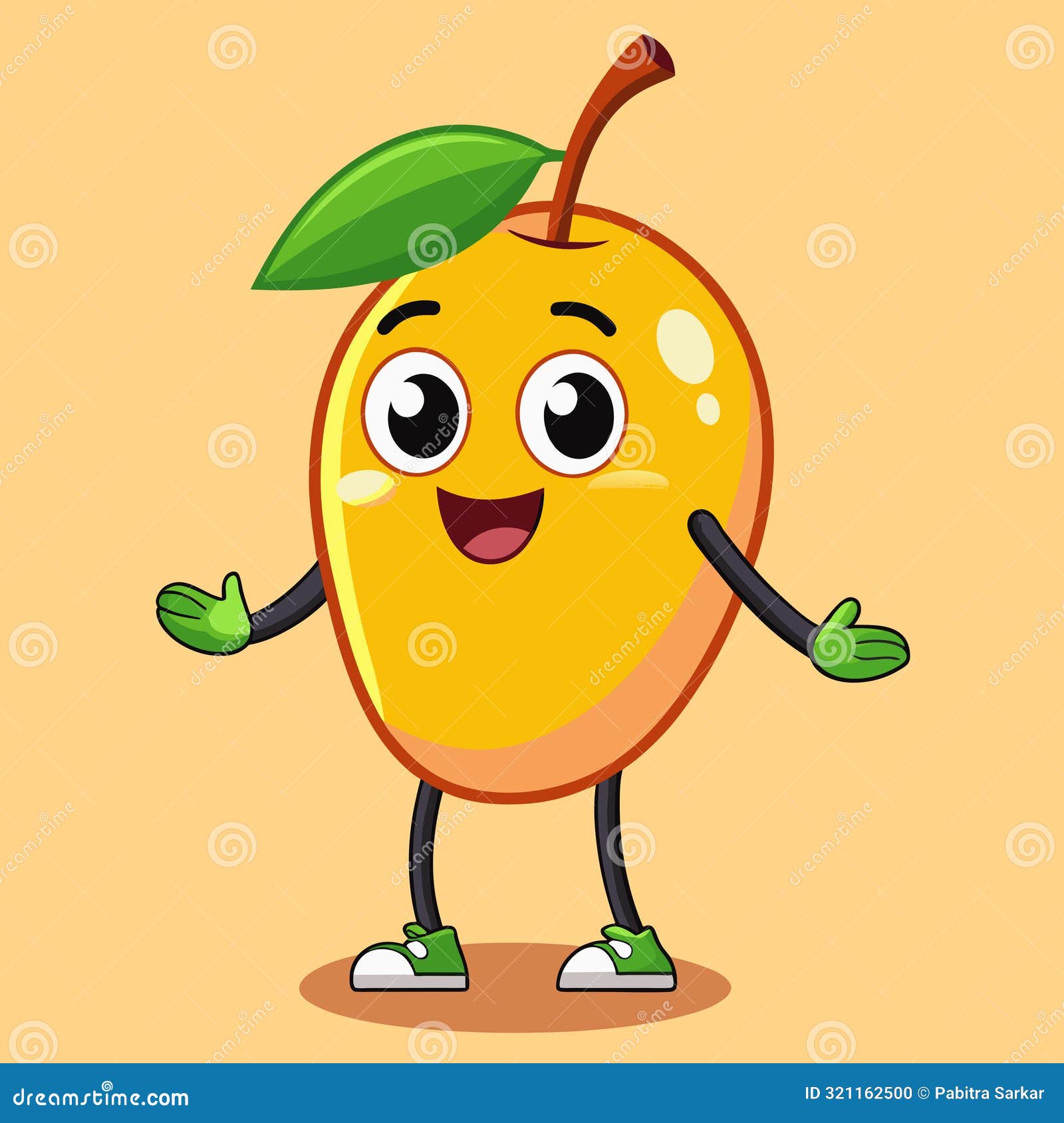 Funny Mango Clipart, Funny Mango Cartoon Stock Photo | CartoonDealer ...