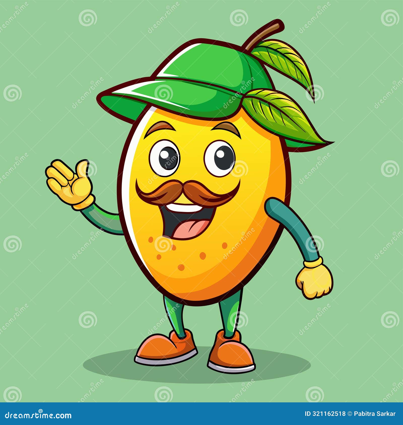 Funny Mango Clipart, Funny Mango Cartoon Stock Photo | CartoonDealer ...