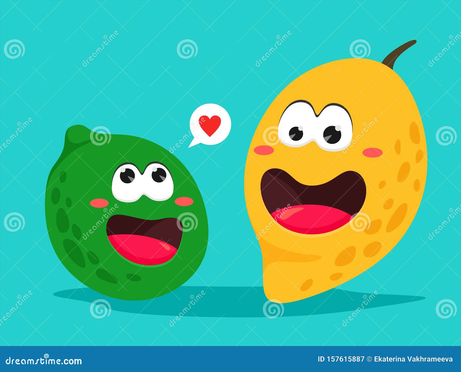 Funny Mango Clipart, Funny Mango Cartoon Stock Photo | CartoonDealer ...