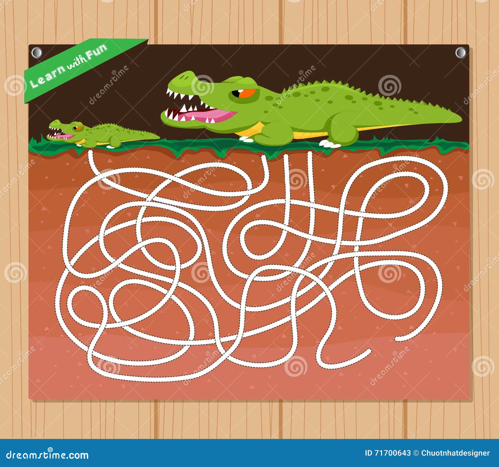 Funny Maze Game - Beautiful Educative For Kid Stock Image ...