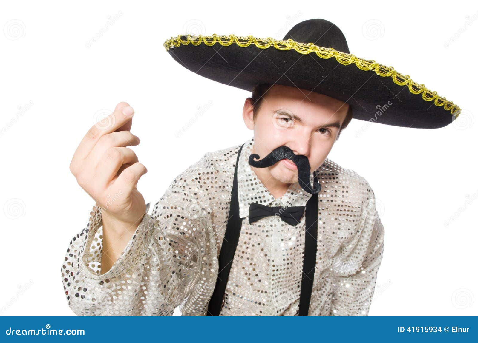 Funny mexican isolated stock photo. Image of funny, latin - 41915934