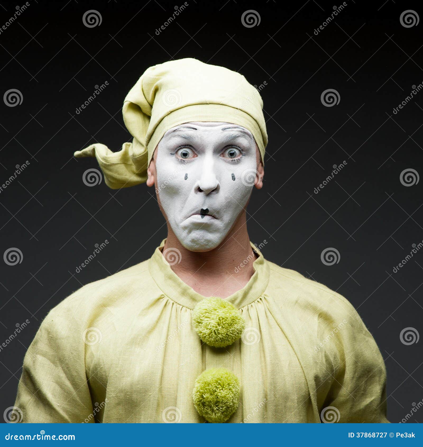 Funny mime stock image. Image of looking, standing, bizarre - 37868727