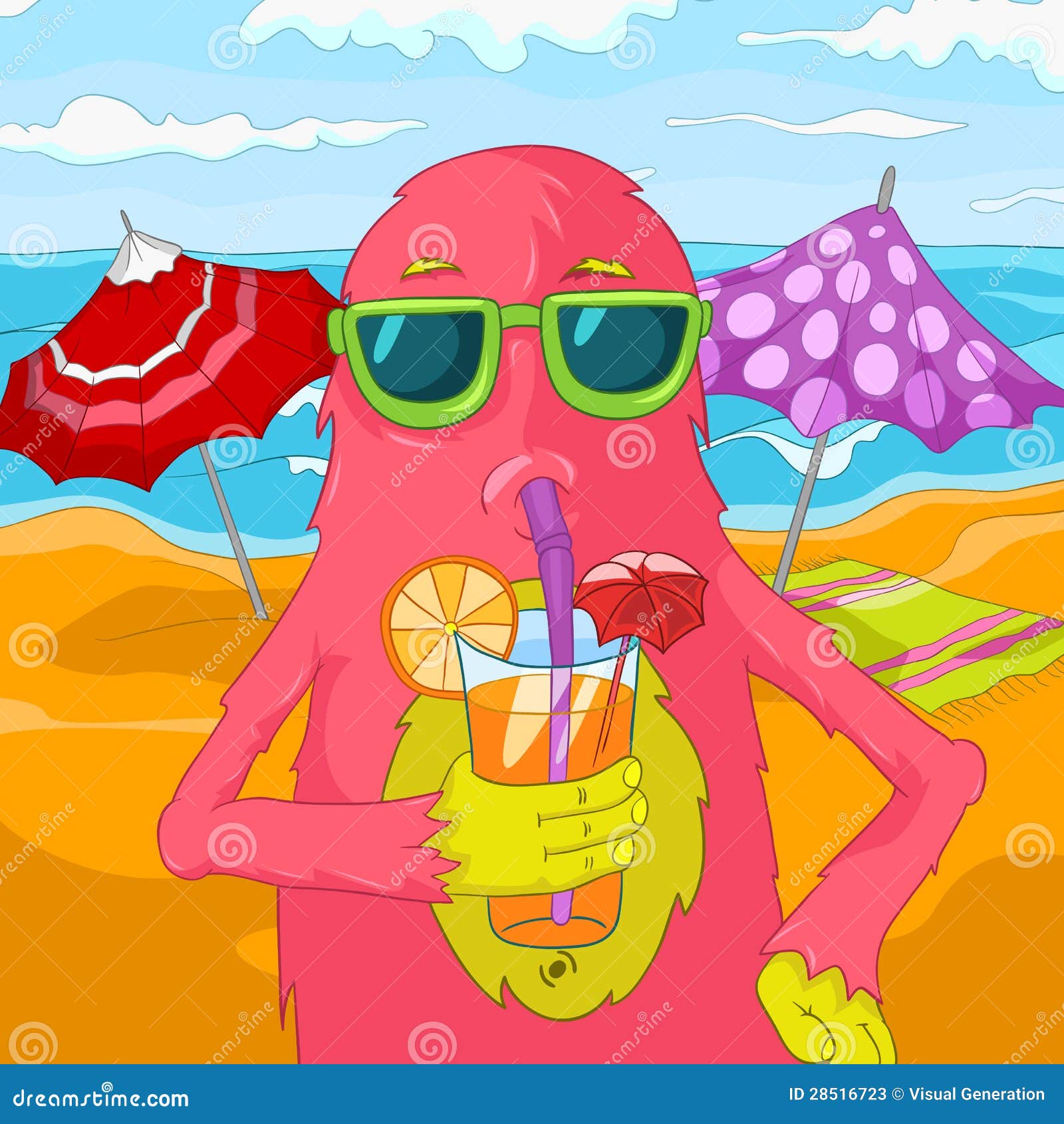 Alcohol Monster Royalty-Free Illustration | CartoonDealer.com #87450726