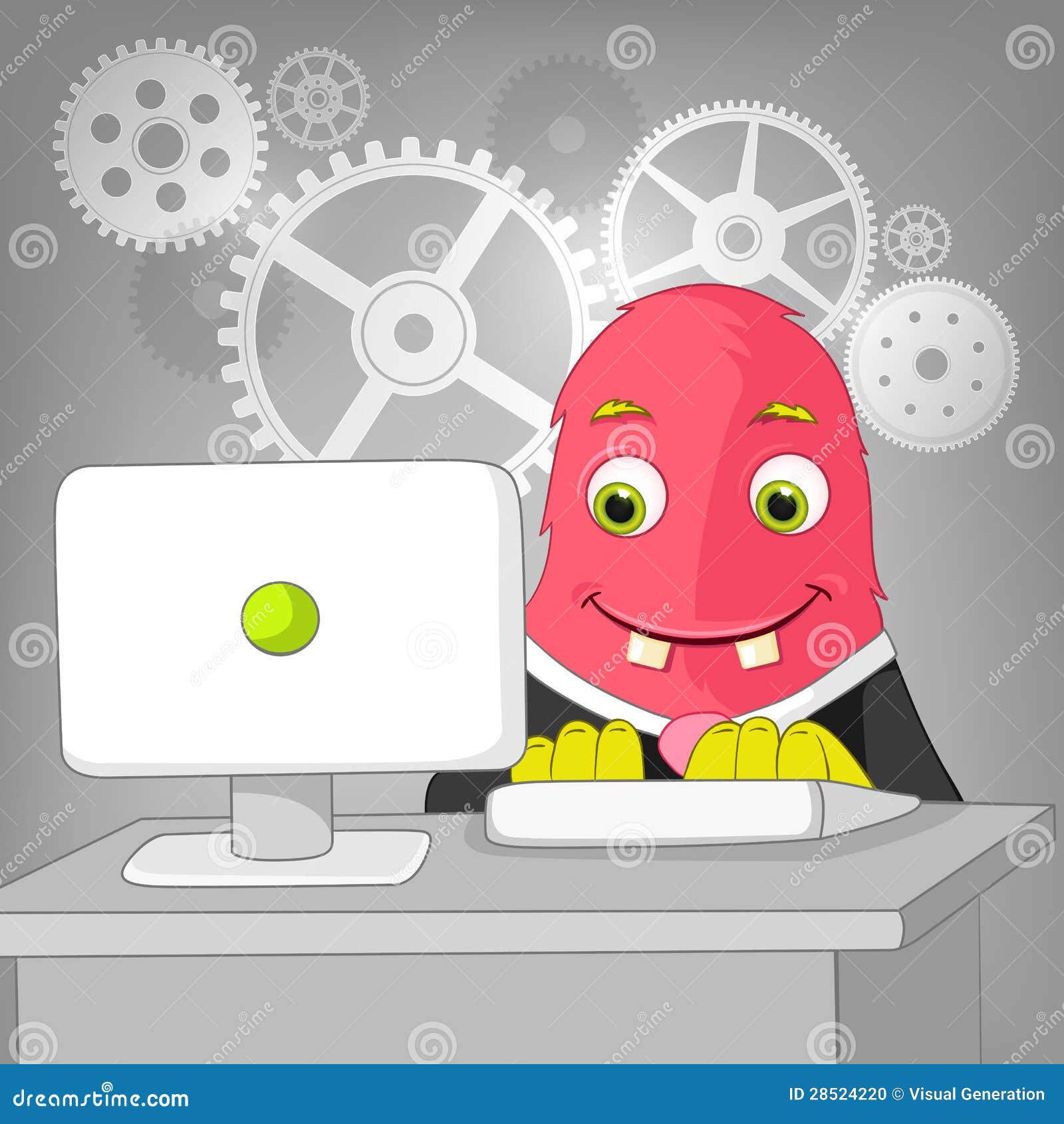 Paperwork Monster #2 Royalty-Free Stock Photo | CartoonDealer.com #1400223