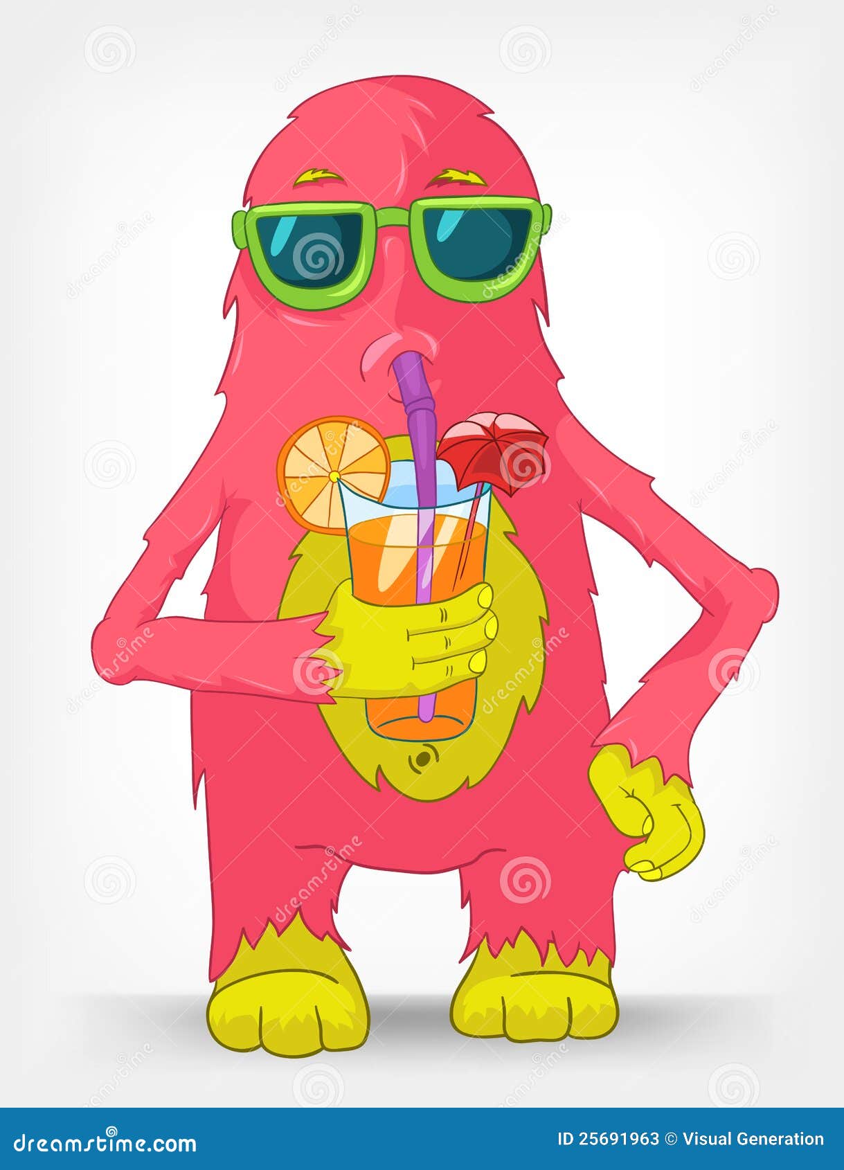Alcohol Monster Royalty-Free Illustration | CartoonDealer.com #87450726
