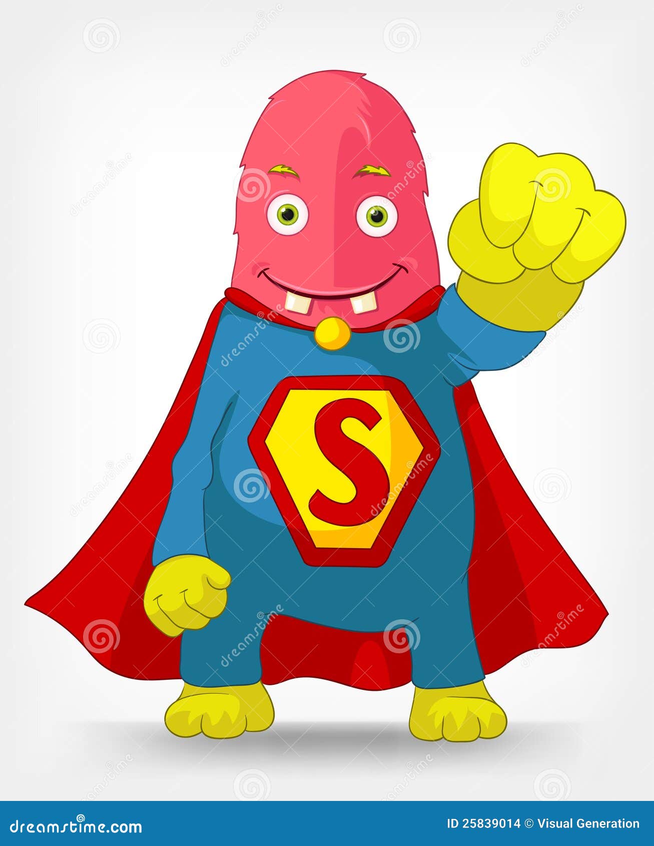 Funny Monster Super Hero Stock Illustrations – 385 Funny Monster Super ...