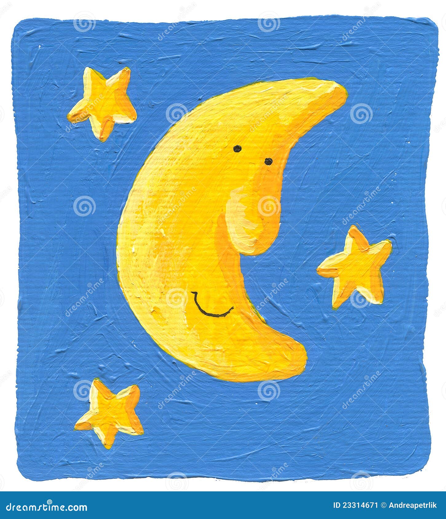 Funny Moon. Vector Drawing | CartoonDealer.com #87954009