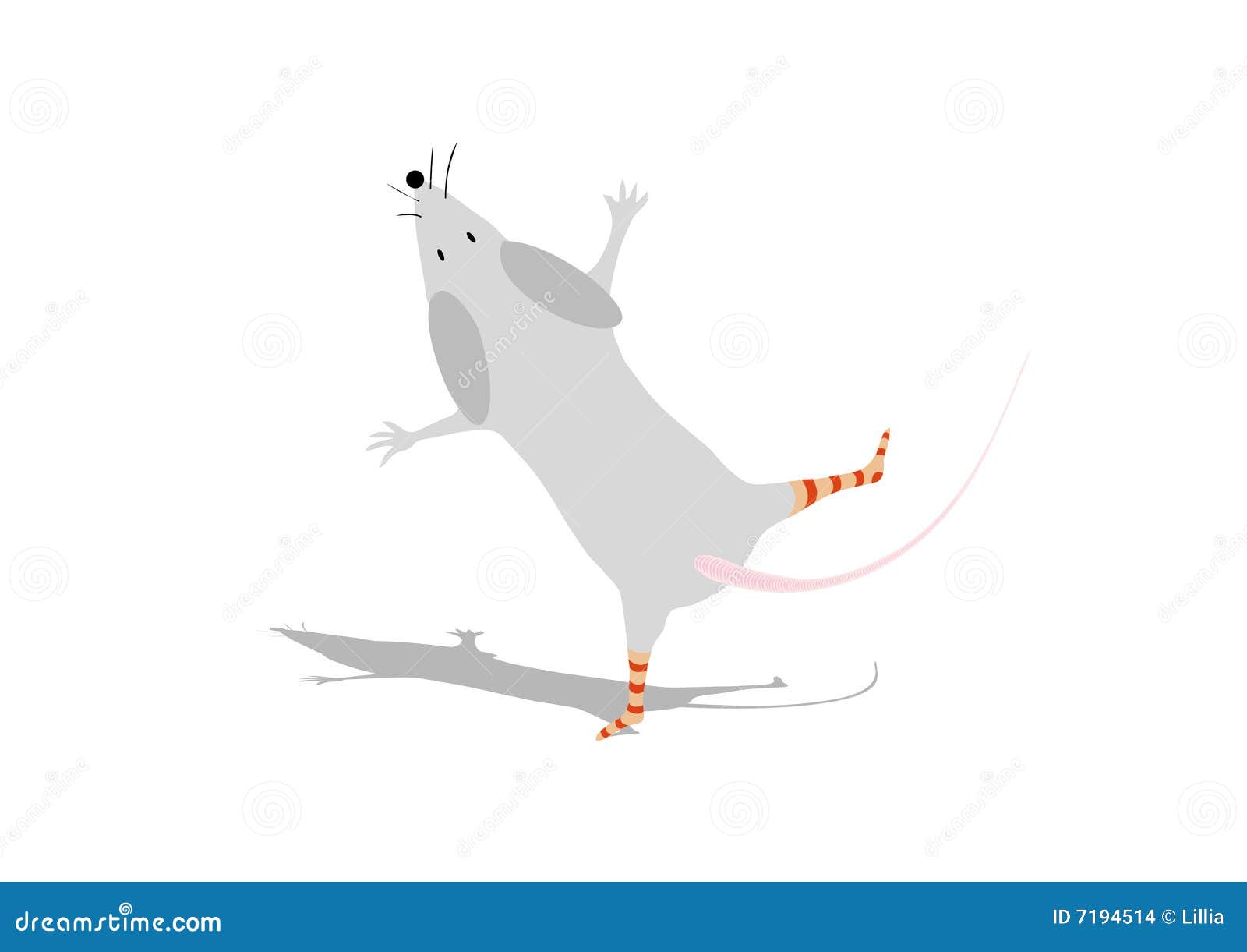 Funny Mouse Cartoon Vector Illustration | CartoonDealer.com #22650302