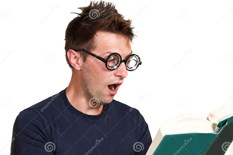 Funny nerd stock photo. Image of cute, silly, emotion - 26037754