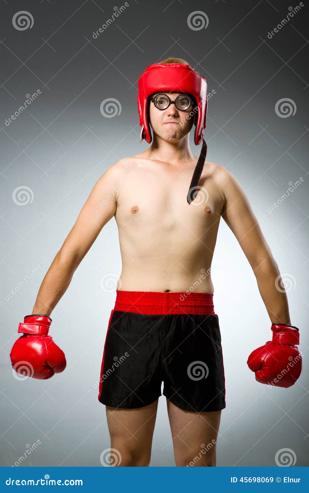 Funny nerd boxer stock image. Image of humour, athlete - 45698069