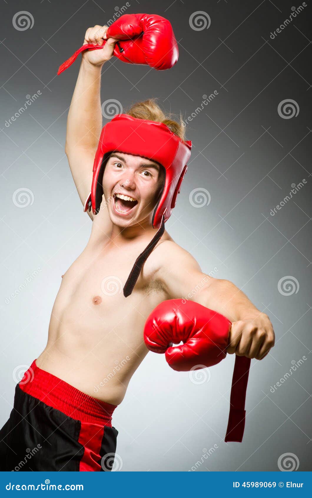 Funny nerd boxer stock image. Image of glove, angry, comic - 45989069
