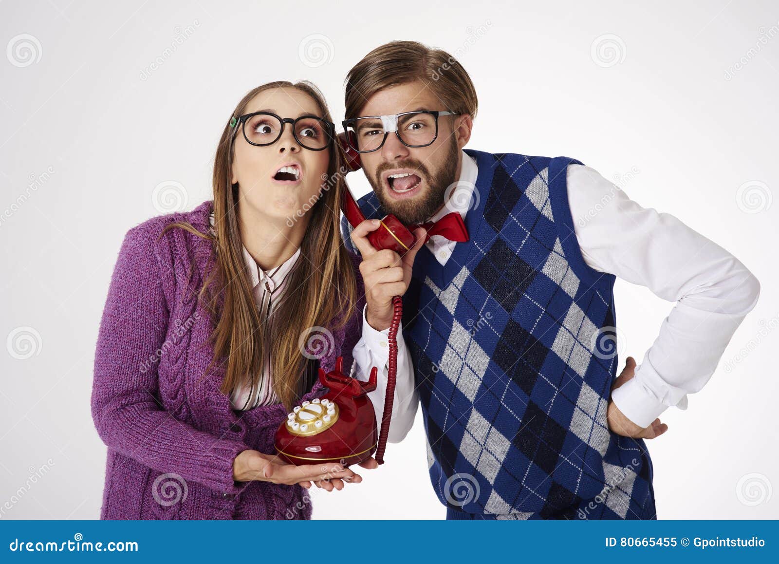 Funny nerd couple stock image. Image of funny, humor - 80665455