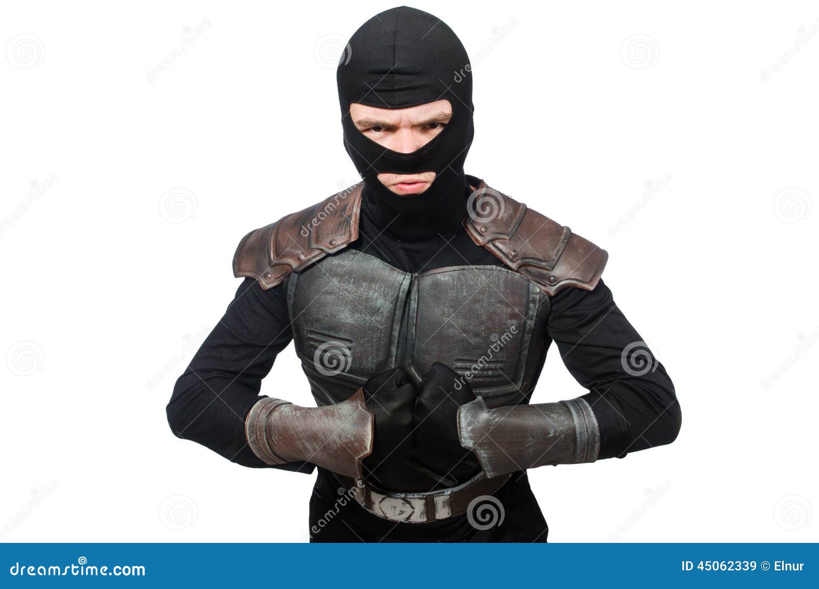 Funny ninja isolated stock image. Image of comic, funny - 45062339
