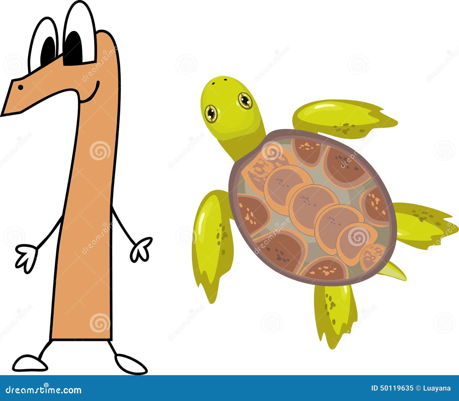 Funny number one stock vector. Illustration of comic - 50119635