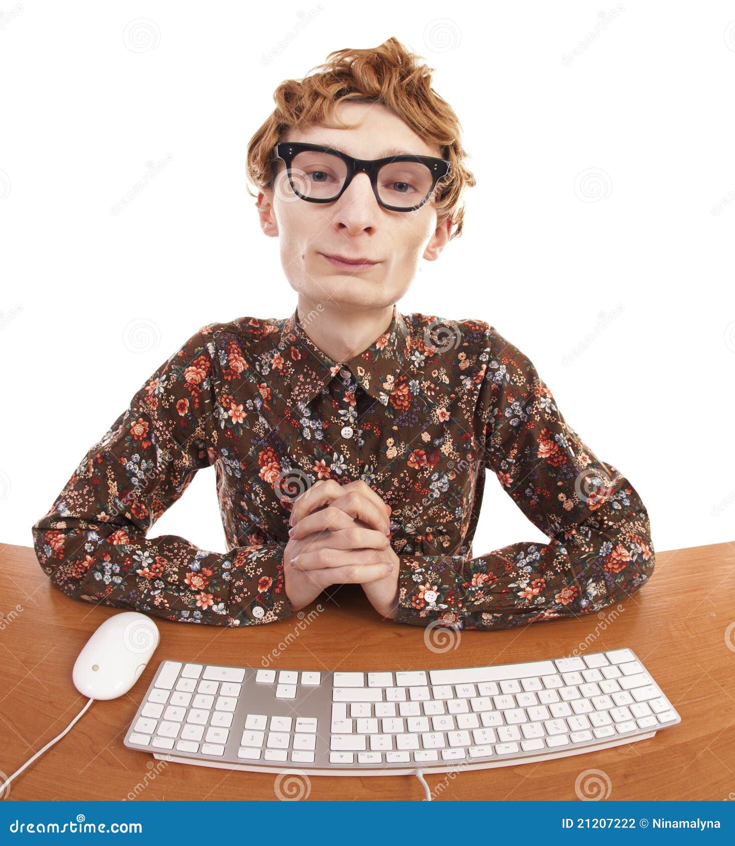 Funny Office Worker Stock Photography - Image: 21207222