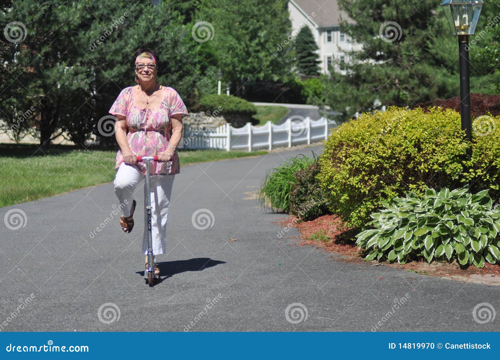 Funny Old Lady stock photo. Image of enjoying, active - 14819970
