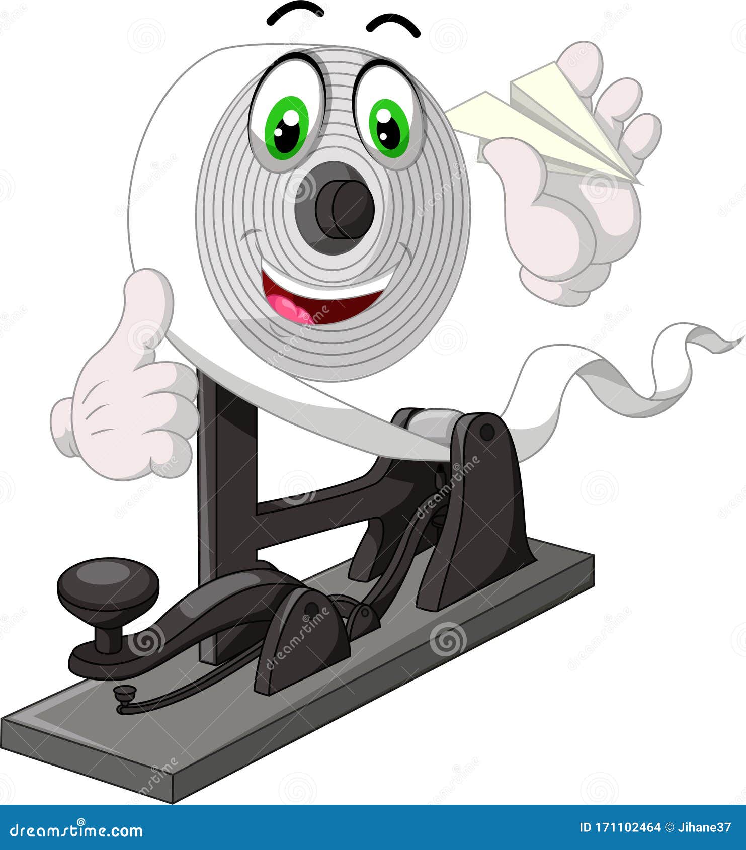 Funny Old Telegraph Machine Cartoon Stock Illustration - Illustration ... Funny Old Telegraph Machine Cartoon Stock Illustration - Illustration ...