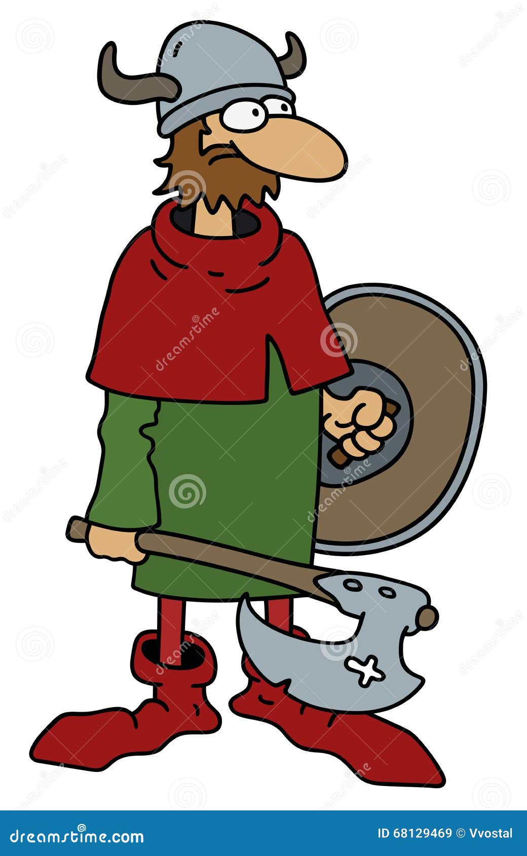 Funny old warrior stock vector. Illustration of helmet - 68129469
