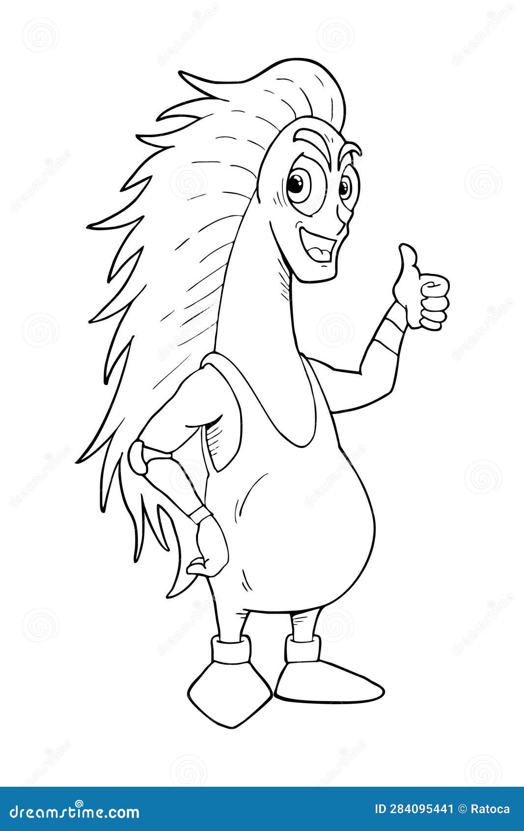 Funny original character stock vector. Illustration of creative - 284095441