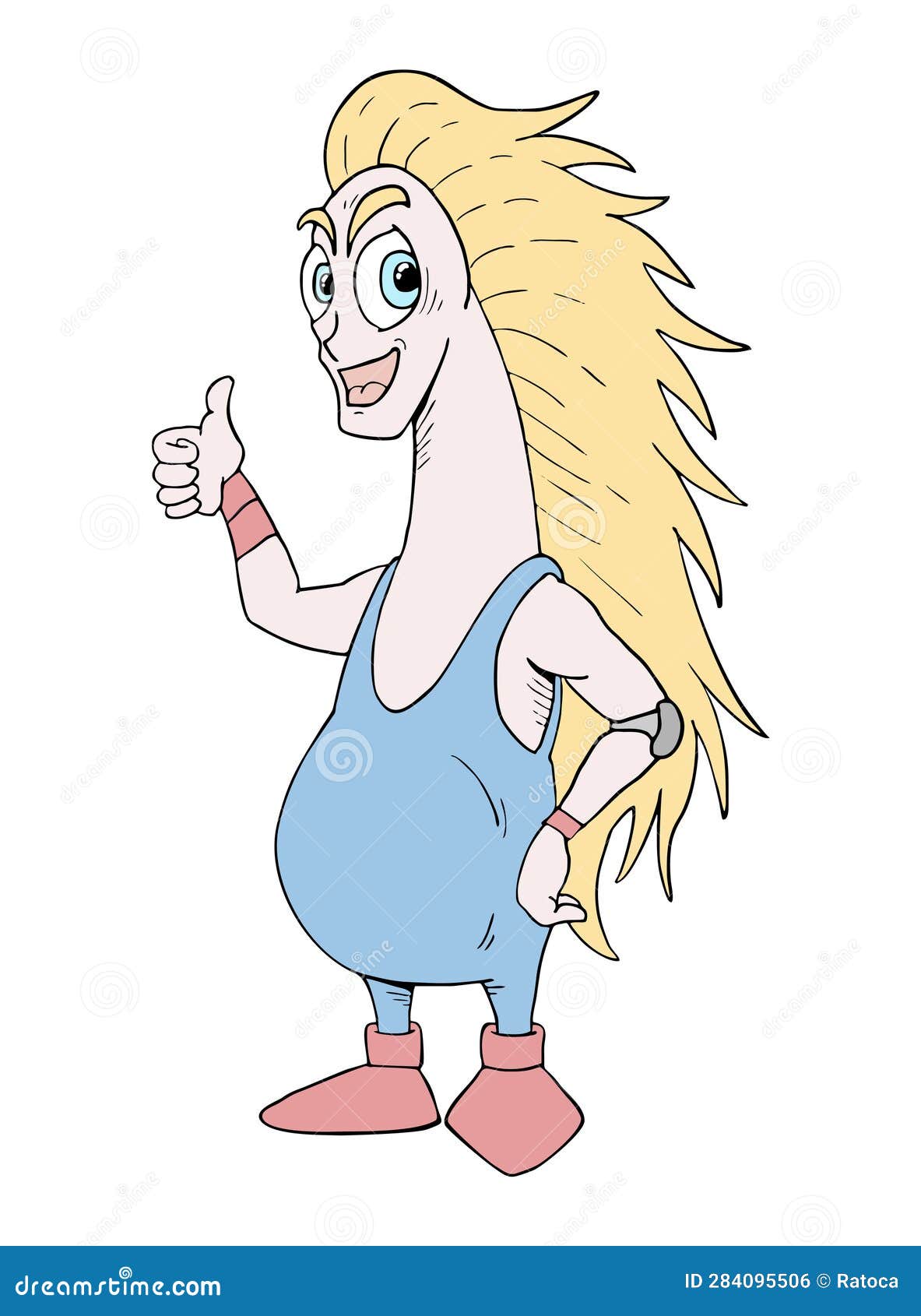 Funny original character stock vector. Illustration of joke - 284095506