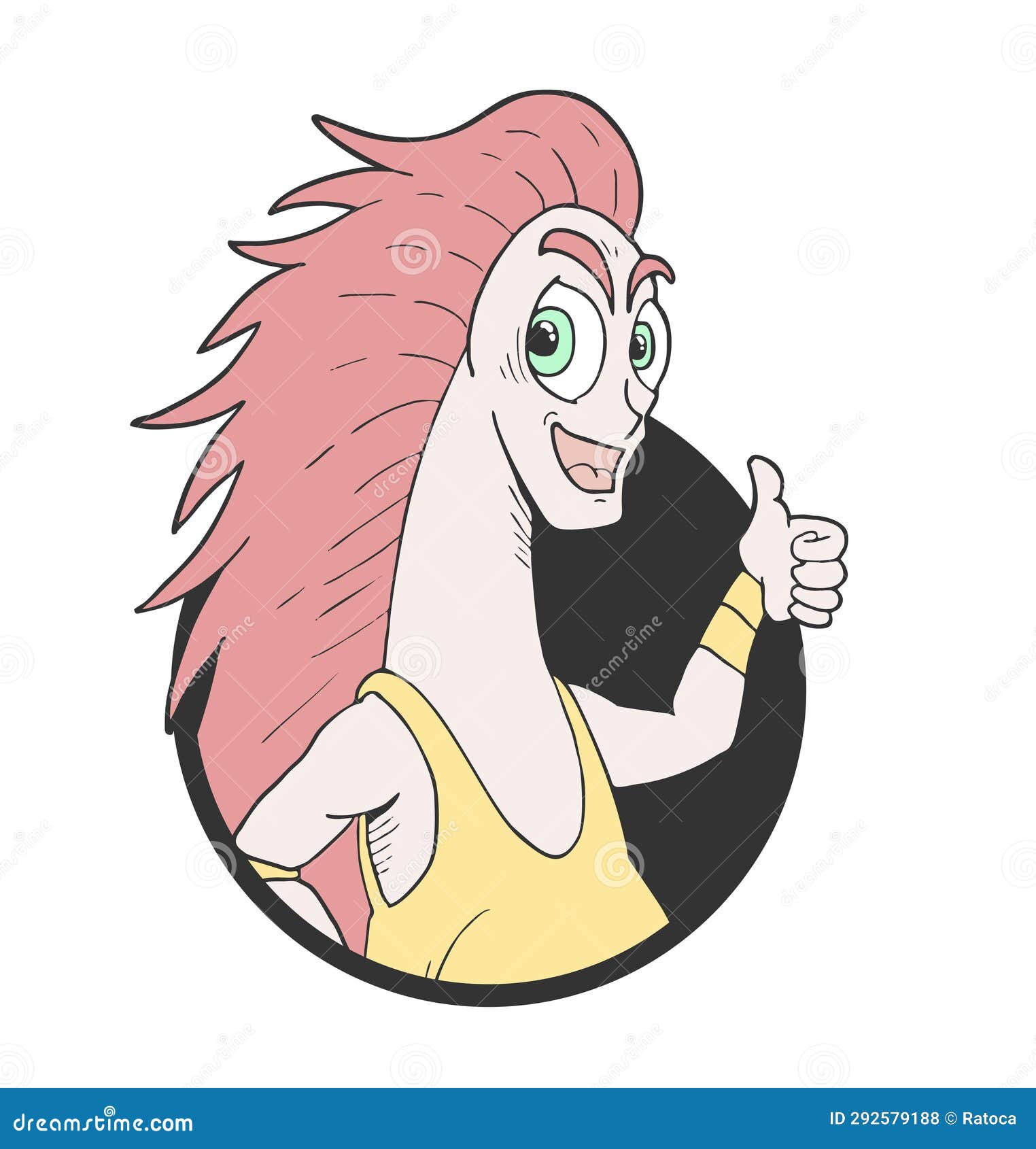 Funny original character stock vector. Illustration of creative - 292579188