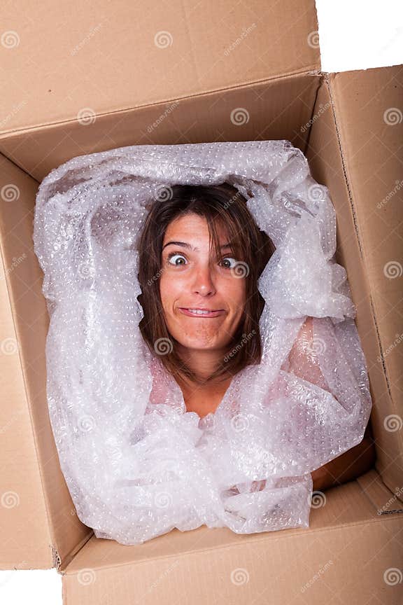 Funny package stock image. Image of concept, confined - 10986781