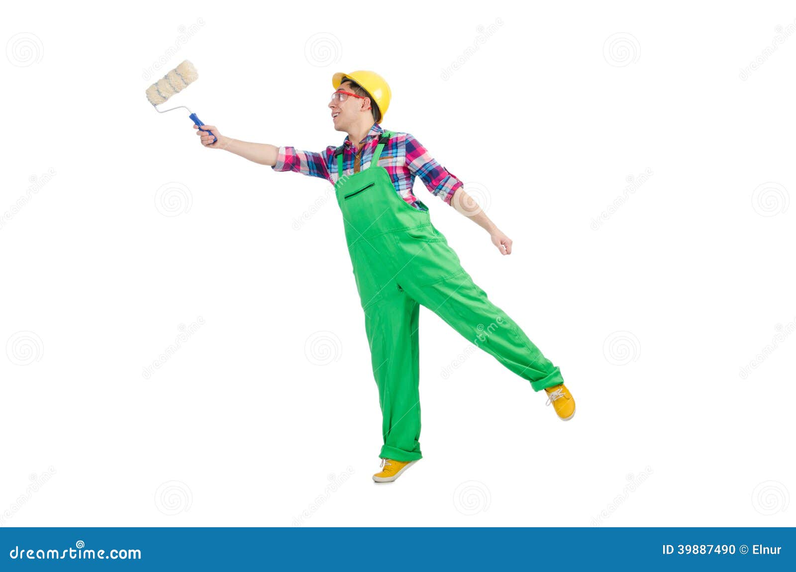 Funny Painter Royalty-Free Stock Photo | CartoonDealer.com #40152903