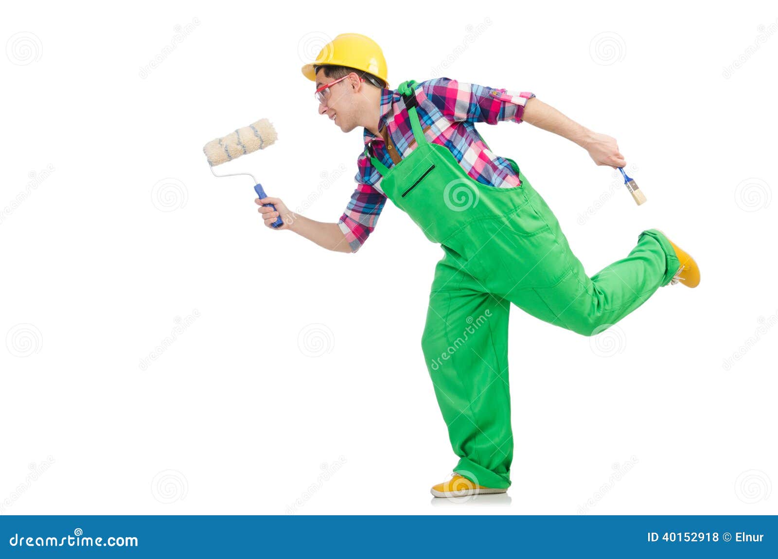 Funny Painter Royalty-Free Stock Photo | CartoonDealer.com #40890621