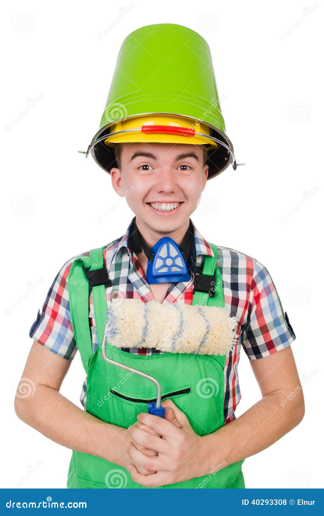 Funny painter stock photo. Image of humorous, humourous - 40293308
