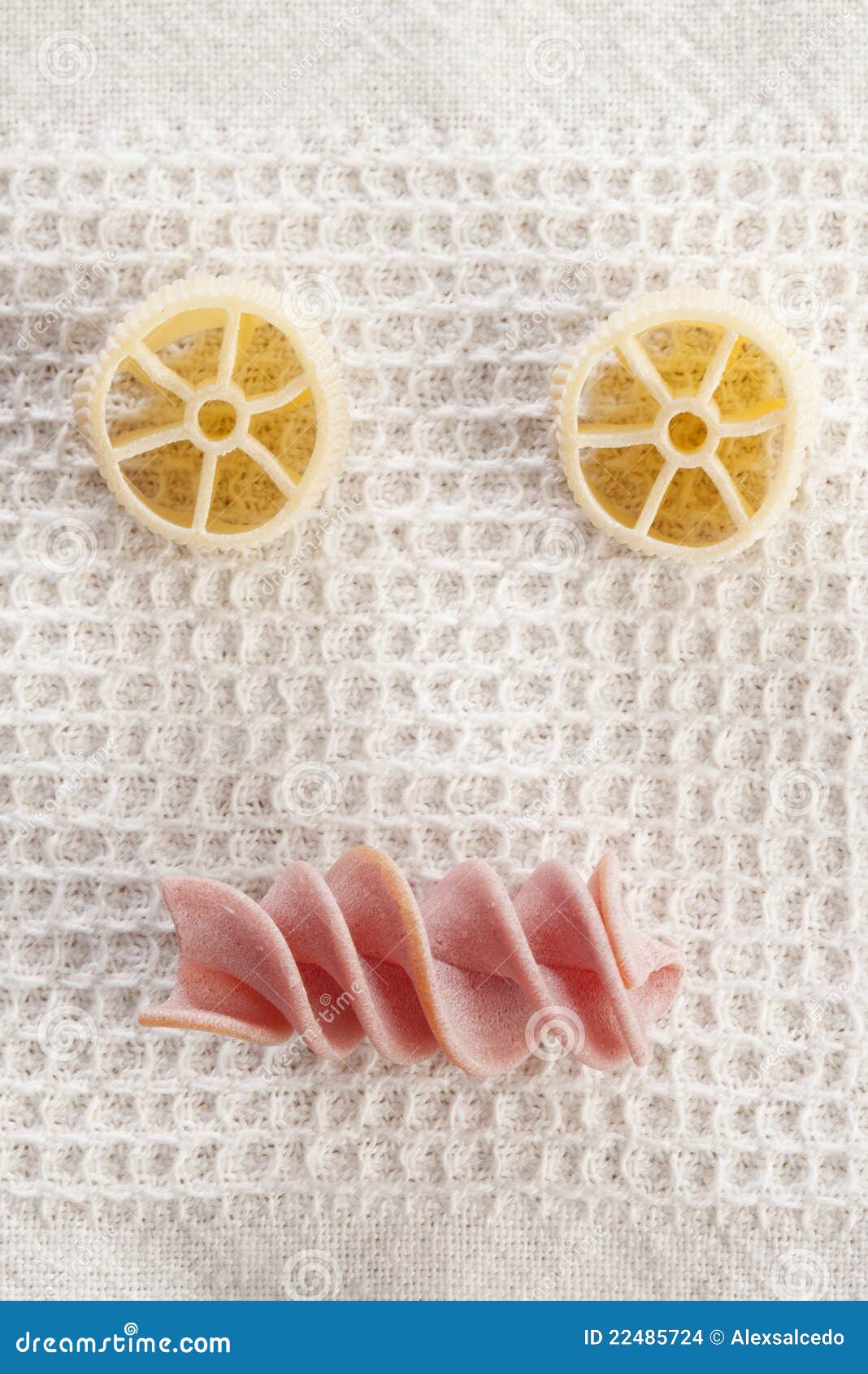 Funny pasta face stock photo. Image of healthy, macaroni - 22485724