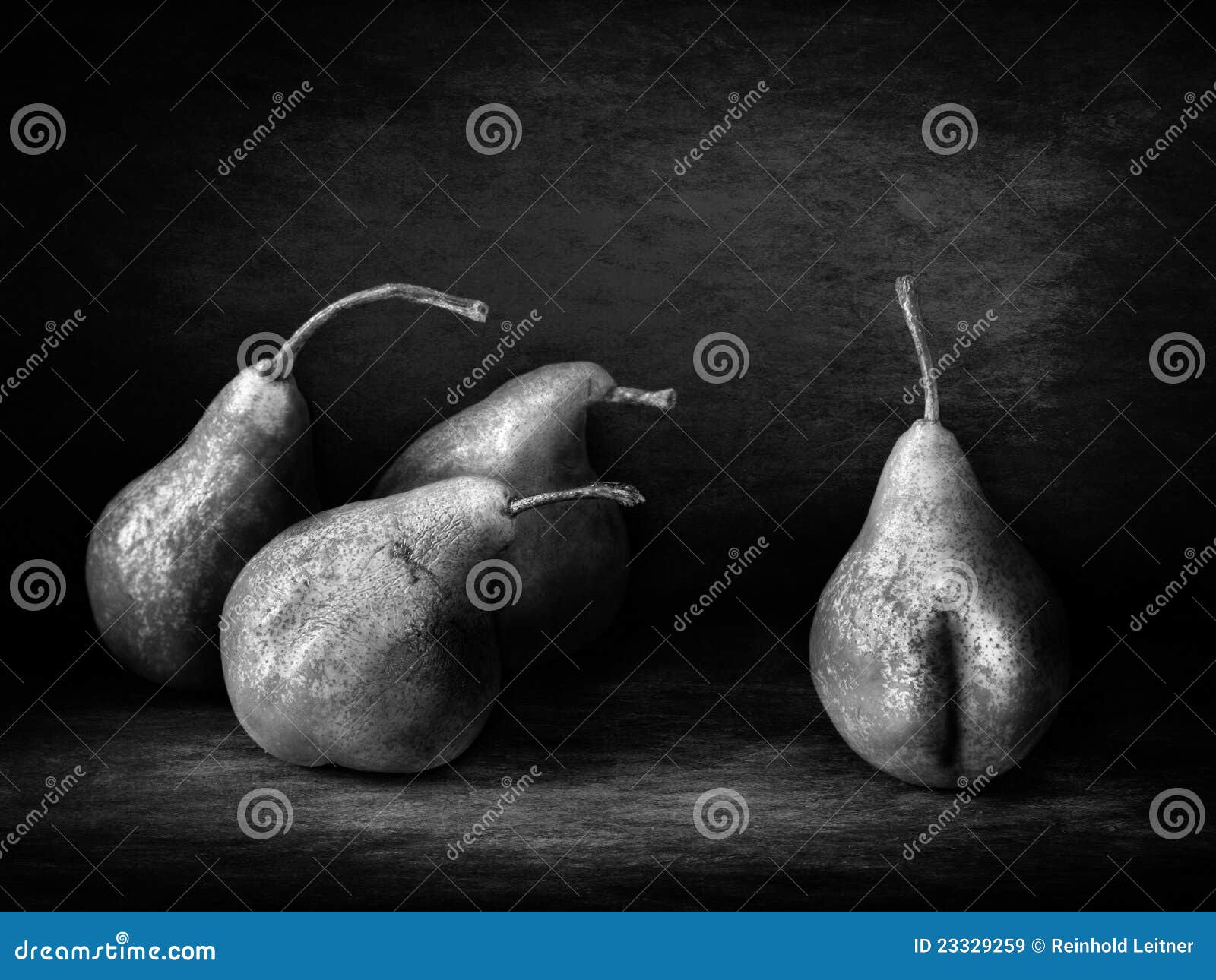 Funny pear peeper stock image. Image of observe, eating - 23329259