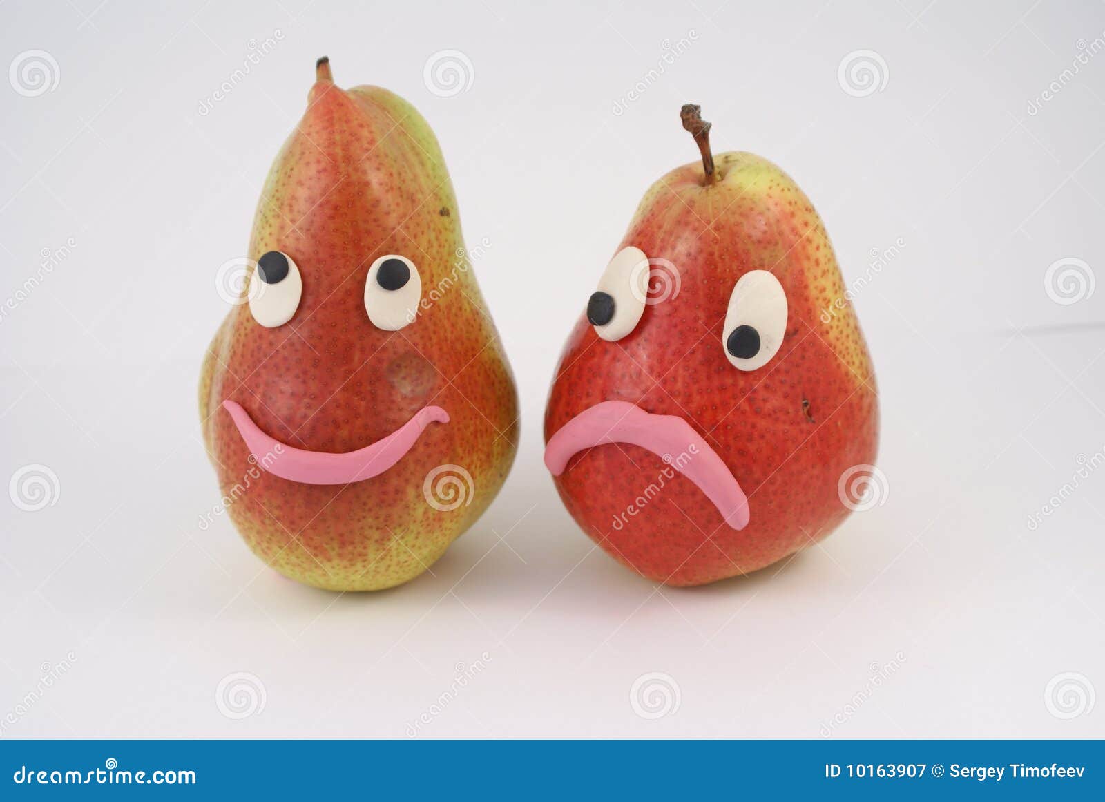 Funny pears stock image. Image of humor, smile, eccentric - 10163907