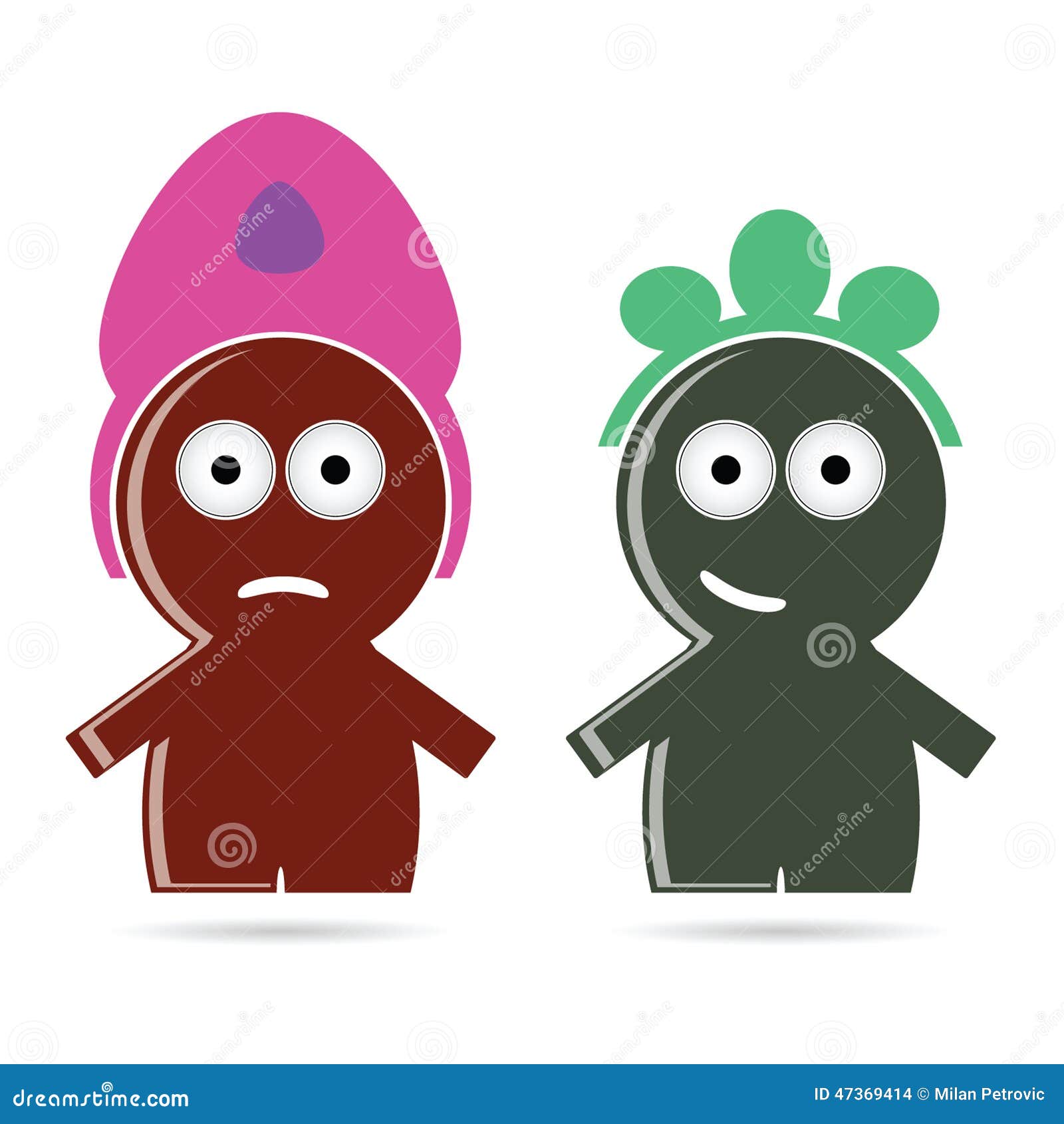 Funny People Icon Color Vector Stock Vector - Illustration of gender ...