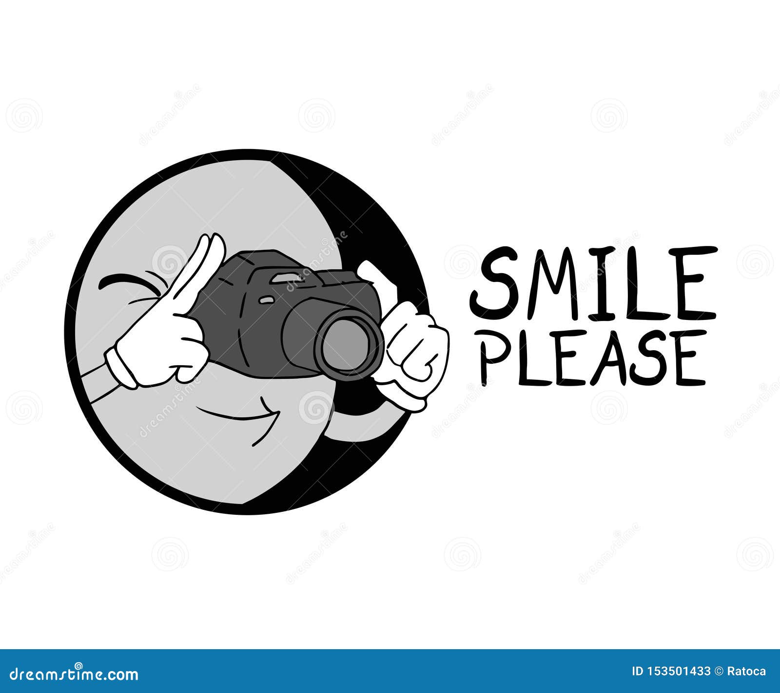 Funny Photographer Speaking Cartoon Vector | CartoonDealer.com #86067777
