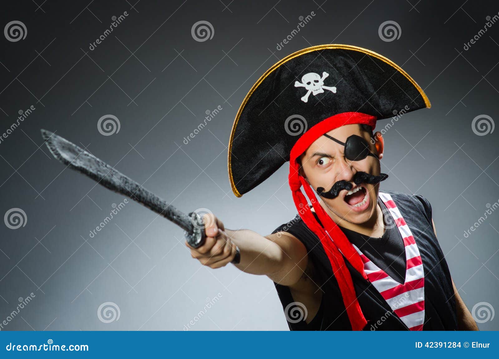 Funny pirate stock photo. Image of character, male, blade - 42391284