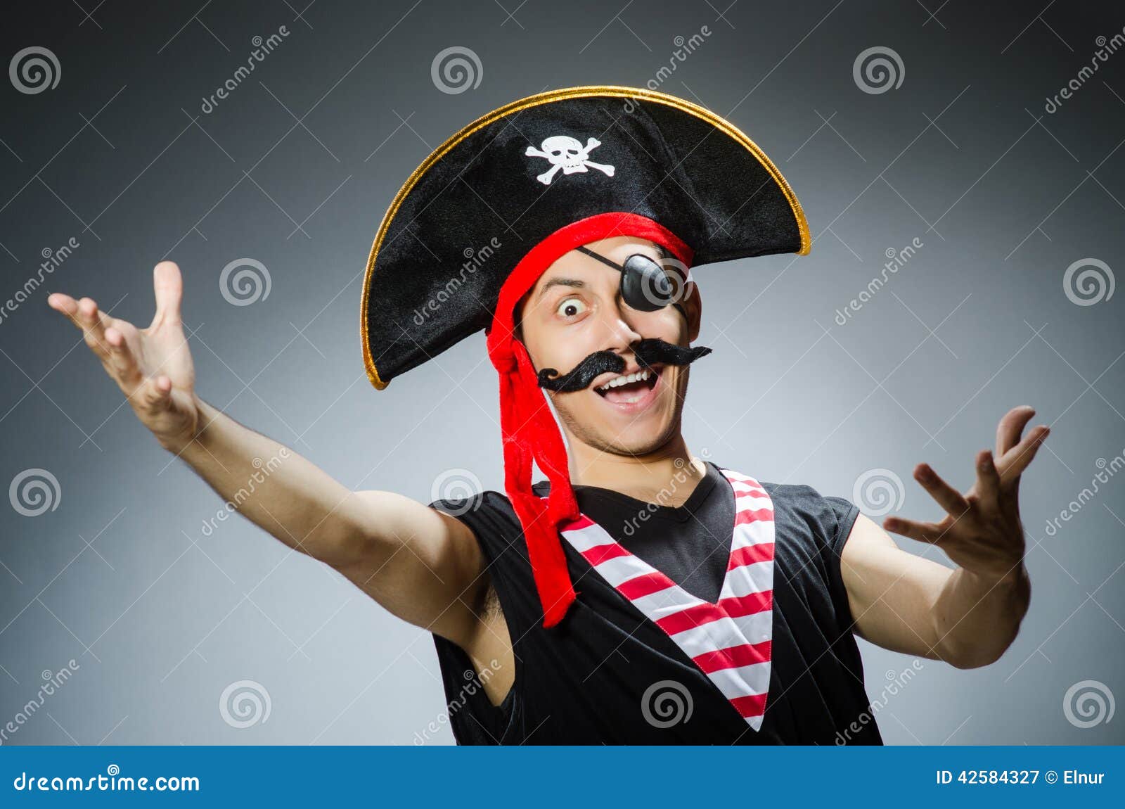 Funny pirate stock image. Image of captain, aggression - 42584327