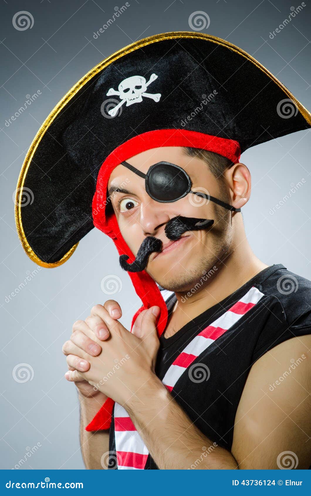 Funny pirate stock photo. Image of caribbean, dagger - 43736124