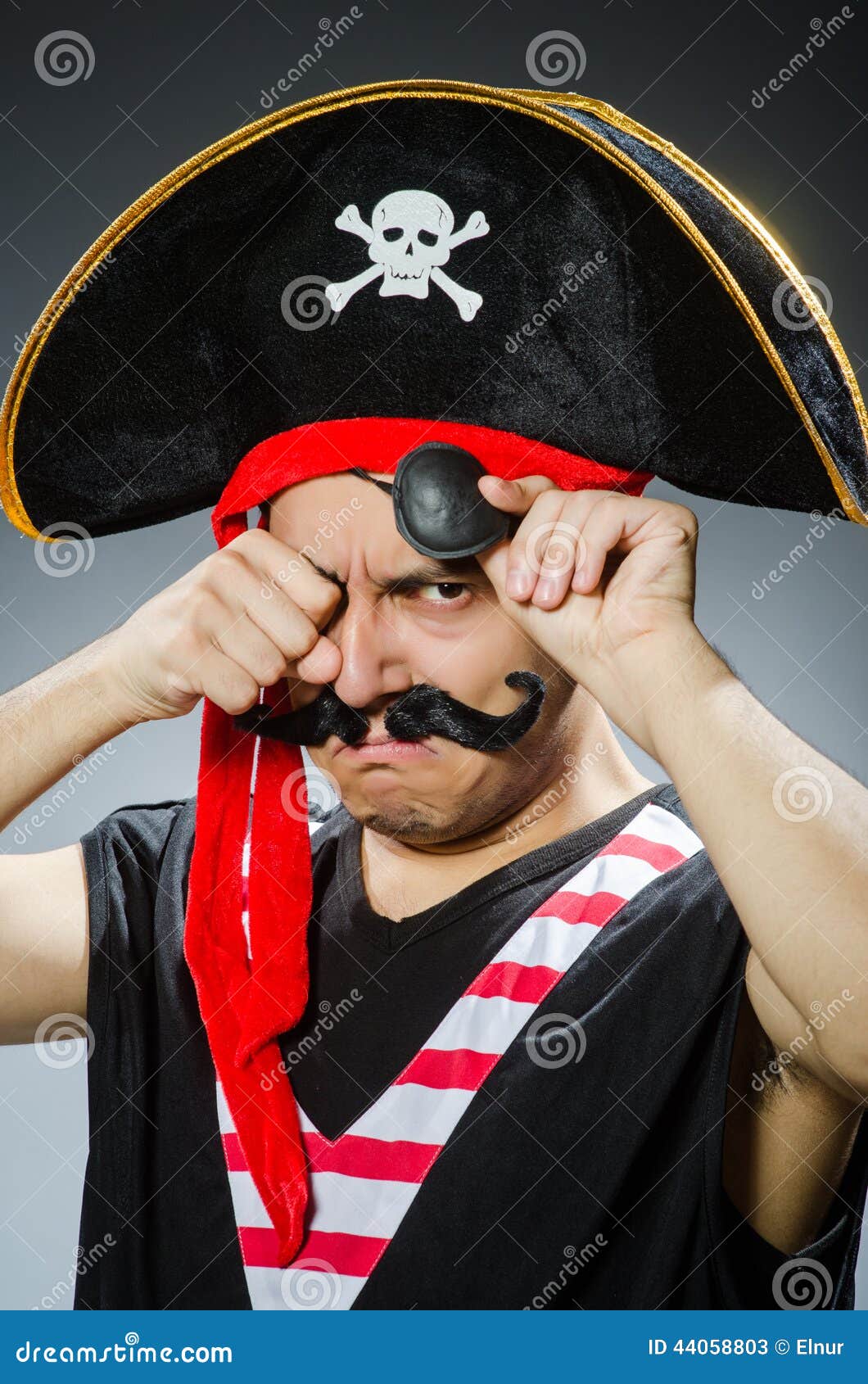 Funny pirate stock image. Image of black, halloween, carnival - 44058803