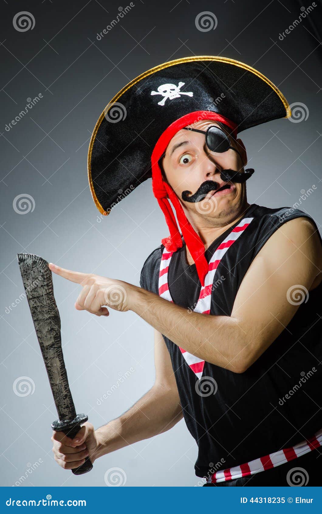 Funny pirate stock image. Image of halloween, masquerade - 44318235