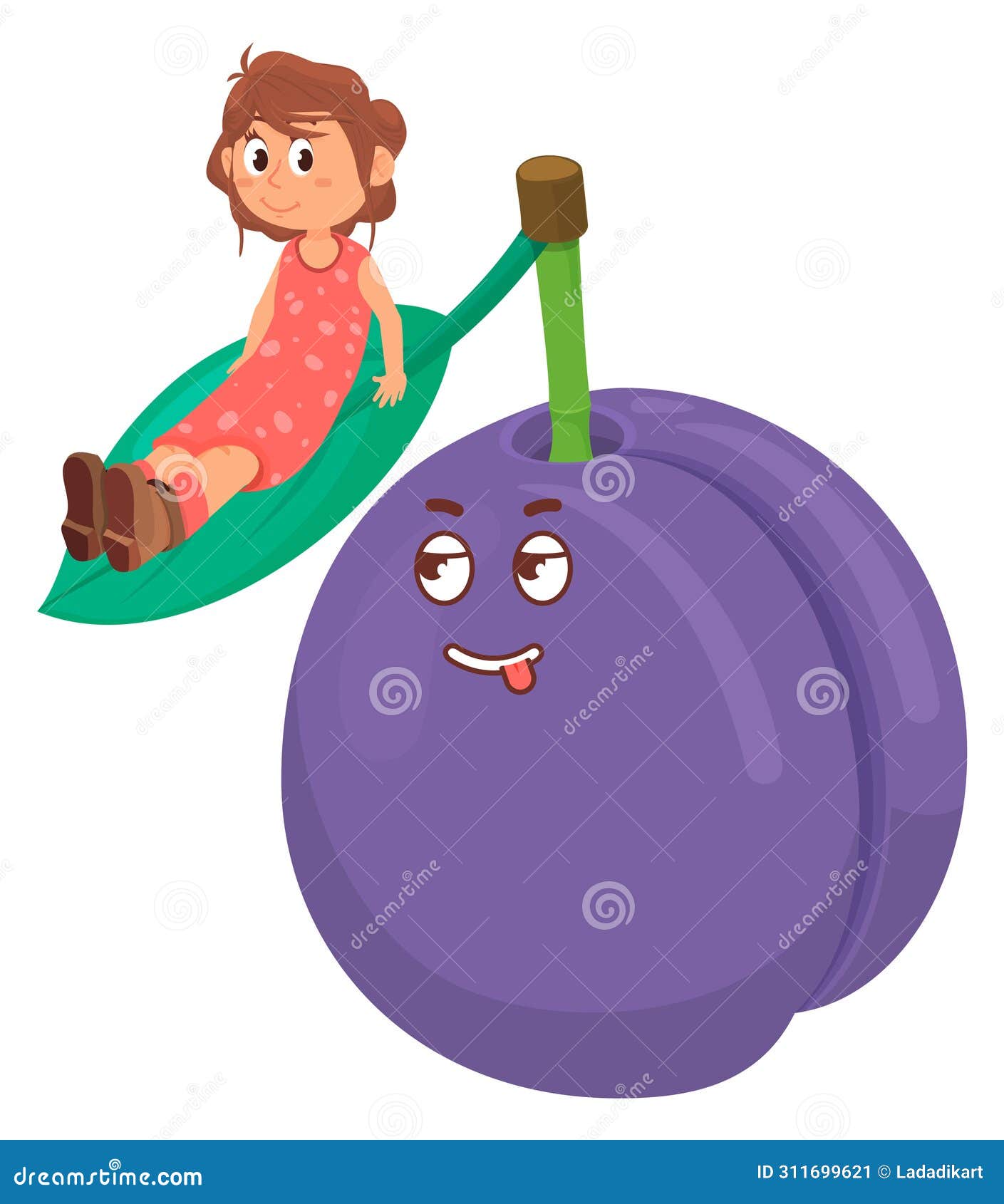 Funny Plum Fruit Cartoon Illustration Coloring Page | CartoonDealer.com ... Funny Plum Fruit Cartoon Illustration Coloring Page | CartoonDealer.com ...