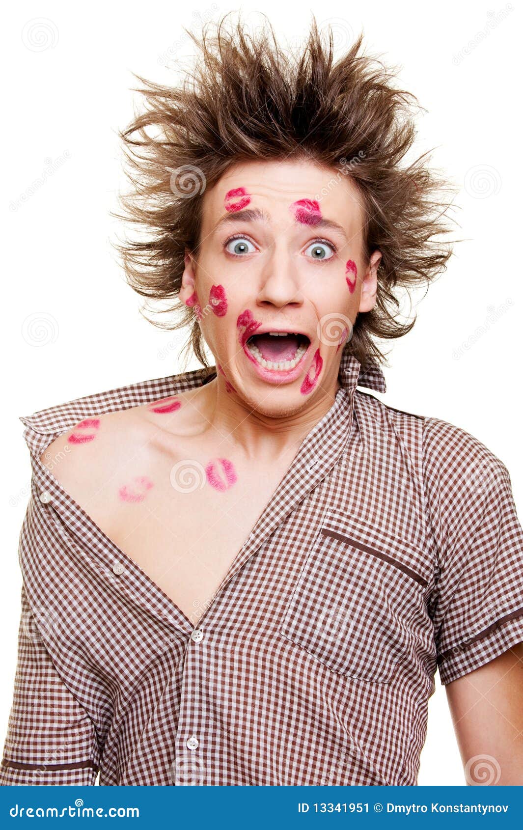 Funny Portrait of Young Man Stock Image - Image of droll, expression ...