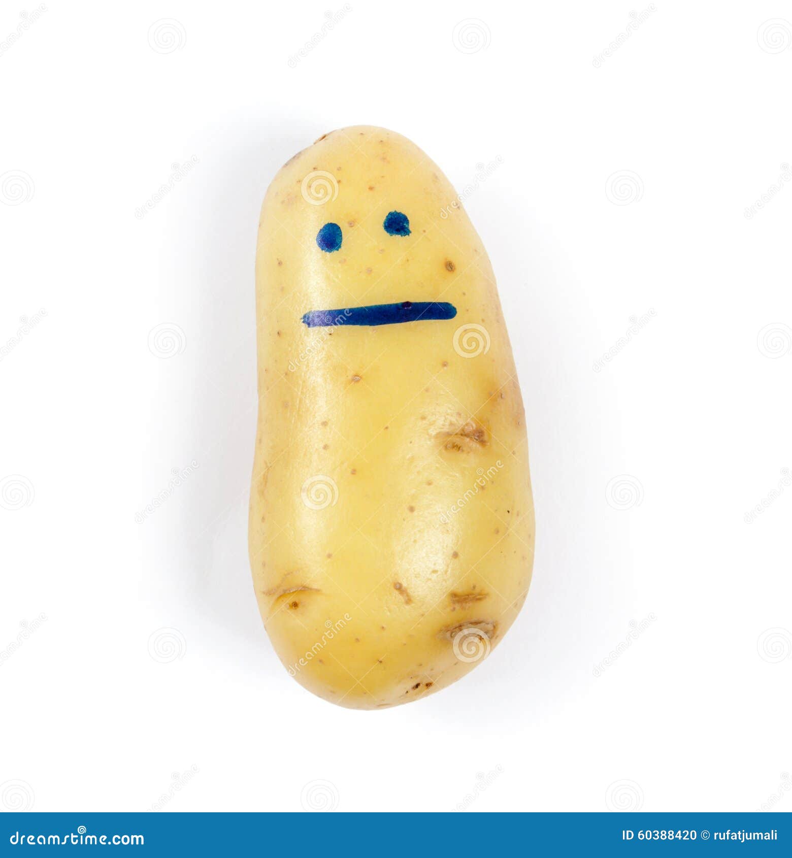 Funny potato stock photo. Image of food, cartoon, face - 60388420