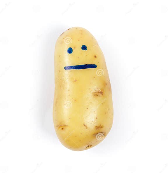 Funny potato stock photo. Image of food, cartoon, face - 60388420