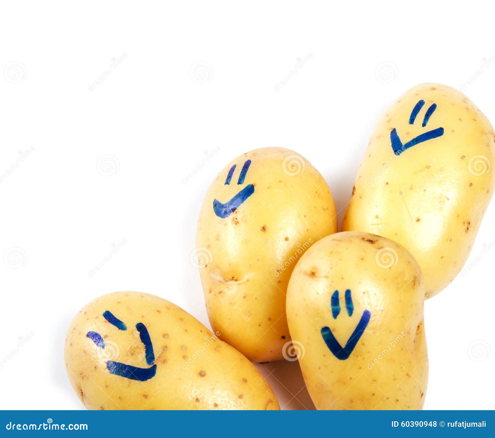 Funny potato stock photo. Image of closeup, design, friends - 60390948