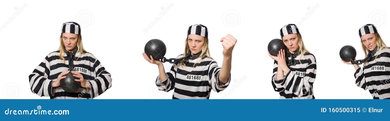 Funny Prison Inmate in Concept Stock Image - Image of bracelet, custody ...
