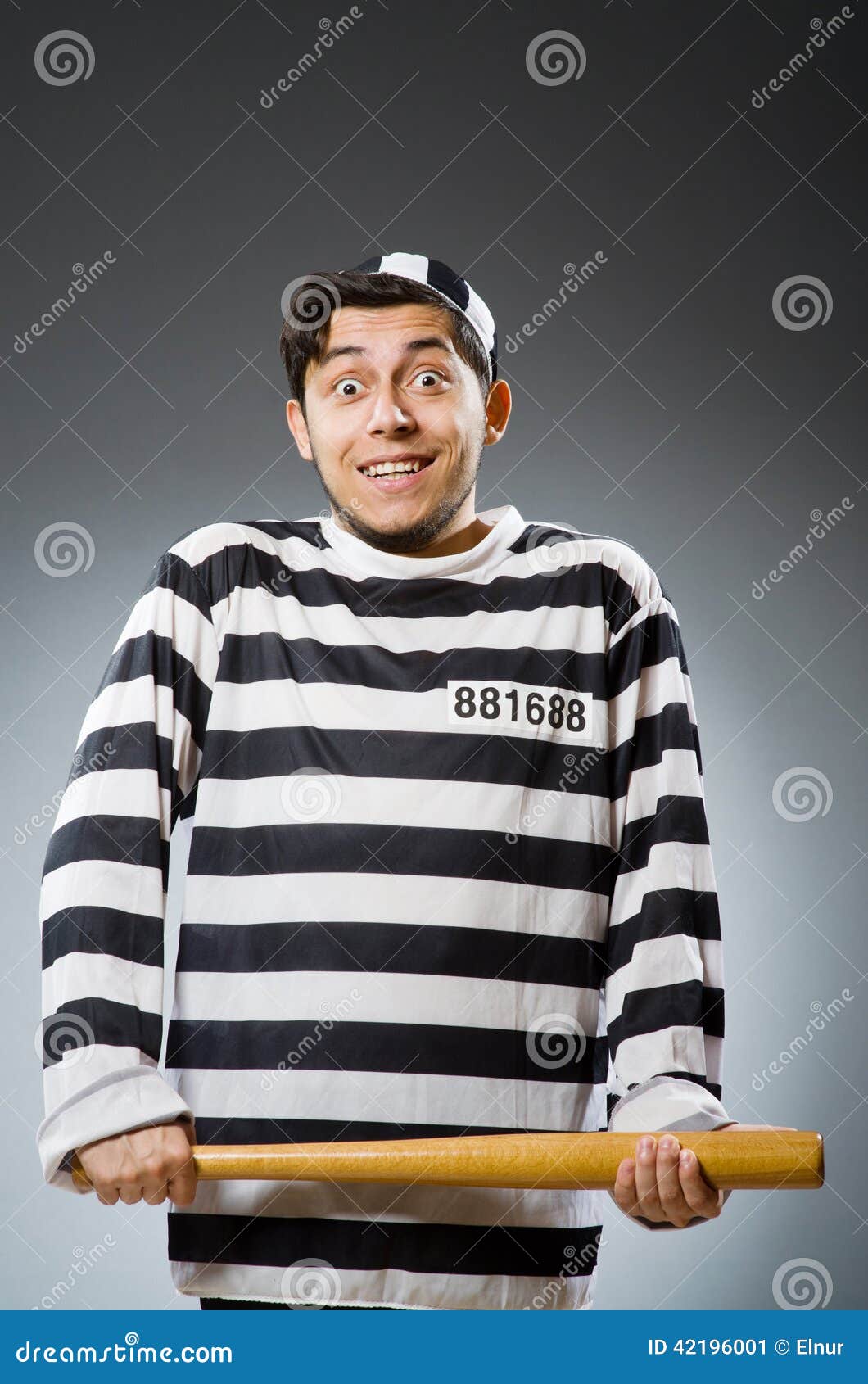 Funny prison inmate stock image. Image of jail, humor - 42196001