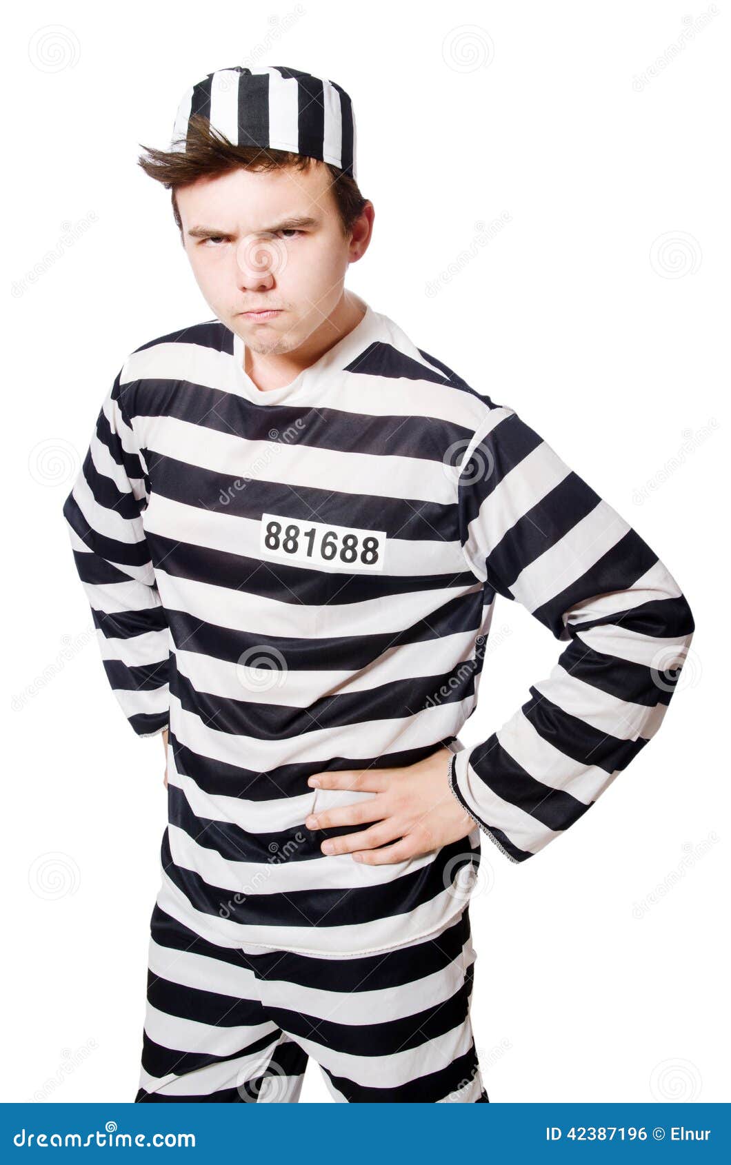 Funny prison inmate stock photo. Image of angry, gangster - 42387196